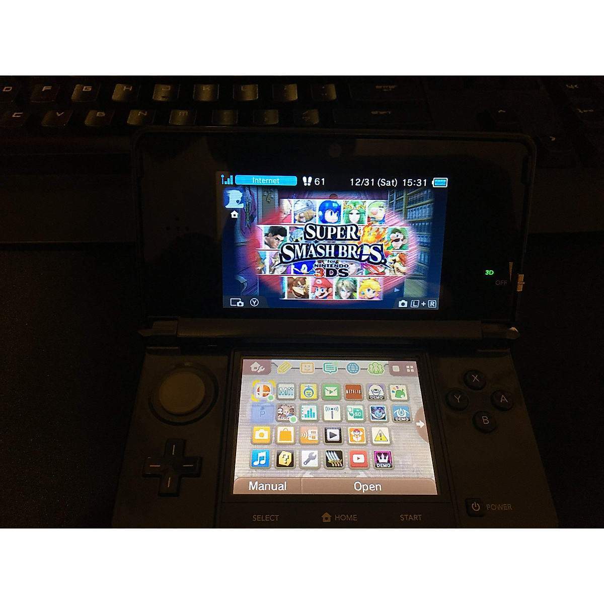 Nintendo 3DS - Limited Edition with The Legend of Zelda Ocarina of Time 3D (Renewed)