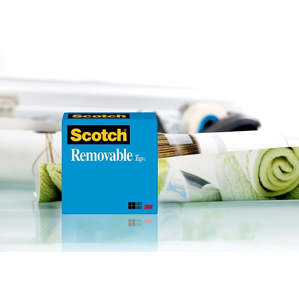 Scotch - 8112PK Removable Tape, 3/4 in x 1,296 in, 2 Boxes/Pack, Post-it Technology (811-2PK)