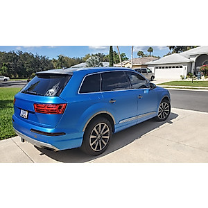 VViViD+ Matte Metallic Blue (Ghost) Vinyl Wrap Roll (1ft x 5ft)