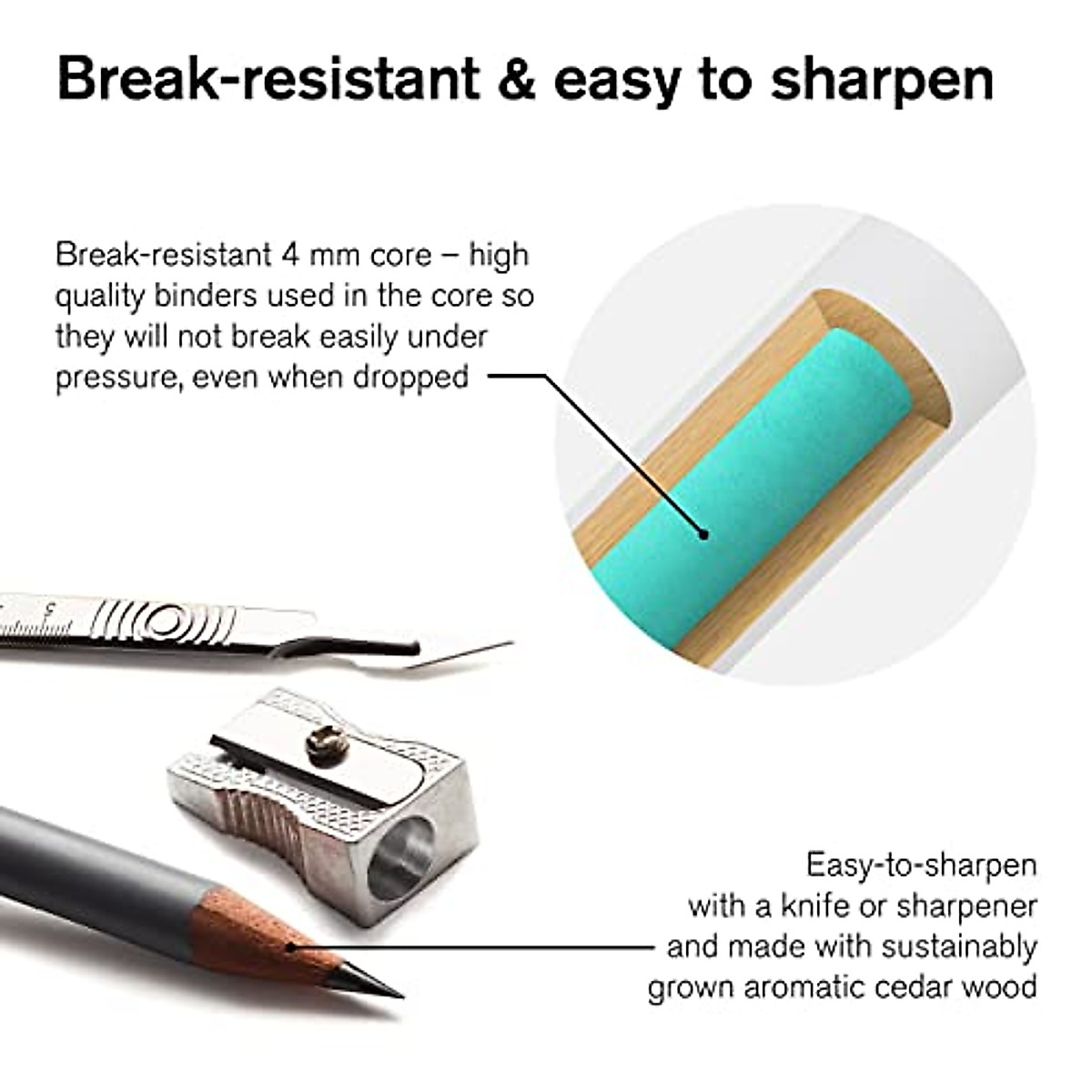 Winsor & Newton Studio Collection Artist Pencils, Watercolor Pencils, Set of 24