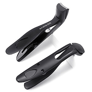 SG Nekoo Toe Nail Clippers for Thick Nails for Seniors, Angled Head Ultra Sharp Wide Jaw Opening Fingernail Clipper, Nail Trimmer with Catcher for Men Women