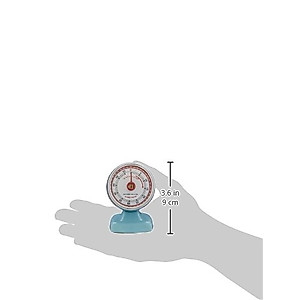 Kikkerland Vintage Streamline Kitchen Timer, Blue