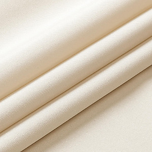 Wewoch Beige Rectangle Tablecloth Wrinkle Resistant Washable Fabric Table Cloth for Dining,Kitchen, Parties Weddings and Outdoor Use 60 Inch by 84 Inch