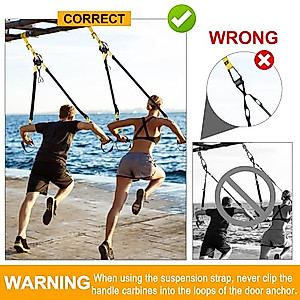 Resistance Training Kit, 2 Adjustable Bodyweight Resistance Bands with Handles + 1 Door Anchor + 5 Resistance Loop Bands for Working Out Hold up to 600 lbs Home Gym Equipment