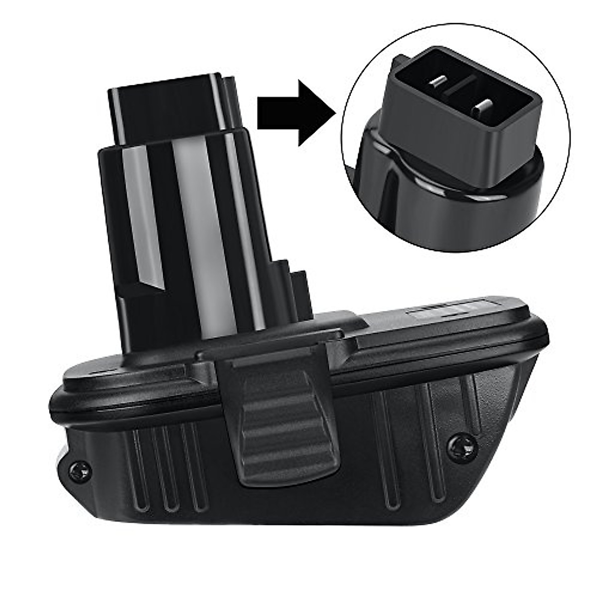 weqcter DCA1820 for Dewalt Battery Adapter for 18V Tools Compatible with 20V MAX XR Battery (2PACK)