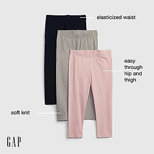GAP Baby Girls Basic Leggings, Blue Galaxy, 18-24 Months US