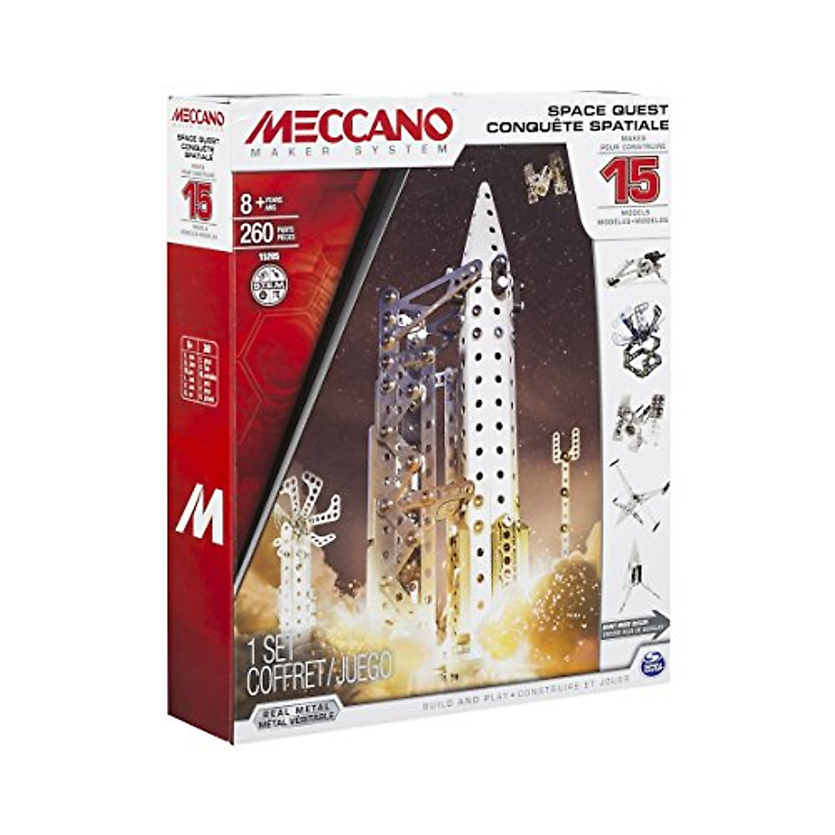 Meccano-Erector Space Quest, 15 Model Building Kit