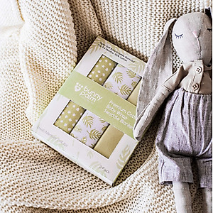 Swaddle Blanket for Baby, Newborn Boy or Girl Adjustable Sleepsack, Unisex, Organic Cotton Swaddle Wrap Set 3 Bags in Pack for Infant, Soft Blankets with Baby Hat