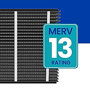 AprilAire 413CBN Replacement Filter for AprilAire Whole House Air Purifiers - MERV 13 with Carbon, Healthy Home Allergy + Odor Reduction, 16x25x4 Air Filter (Pack of 1)
