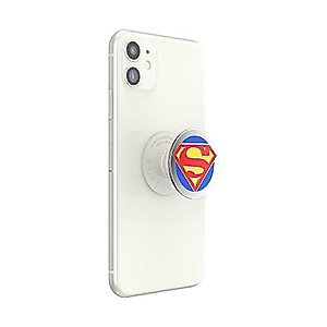 ​​​​PopSockets Phone Grip with Expanding Kickstand, PopSockets for Phone - Enamel Superman