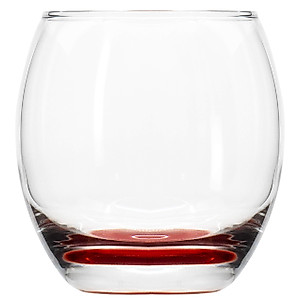 Red Co. Small 13.75 oz Multicolored Drinking Glass Set of 6 for Water, Beverage, Cocktail, Mixed Drinks