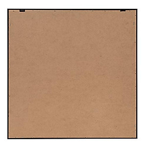 Kate and Laurel Sylvie Love You More Framed Linen Textured Canvas Wall Art by Maggie Price of Hunt and Gather Goods, 24x24 Natural, Adorable Romantic Art for Wall