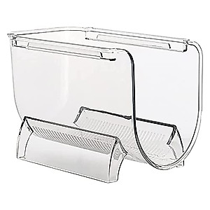 TIST Wine Bottle Storage Rack Refrigerator Stackable Organizer Clear Shelf Bottle Storage Rack Beer Wine Bottle Holder
