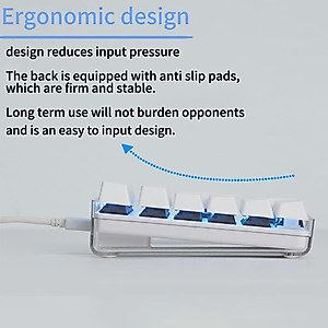 Magicforce Mechanical Numpad 21-Key Wired Number Pad for Laptop with Blue LED Backlit USB Number Pad for Laptop Desktop Computer PC (Brown Switch)