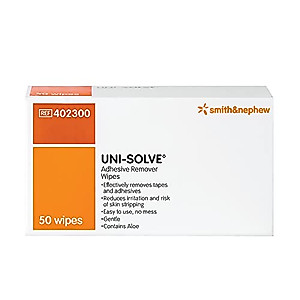 Uni Solve - 402300 Adhesive Remover Wipes, 50 Each
