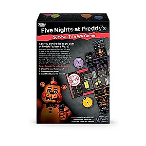 Funko Five Nights at Freddy's - Survive 'Til 6AM Game, 2 players