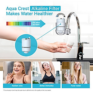 3 Pack Alkaline Filter Replacement for All PUR®, PUR®PLUS Faucet Filtration Systems, Pur® RF-9999® Faucet Water Filter, NSF Certified, AQUA CREST