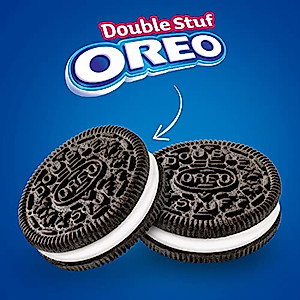 OREO Double Stuf Chocolate Sandwich Cookies, Family Size, 3 Packs