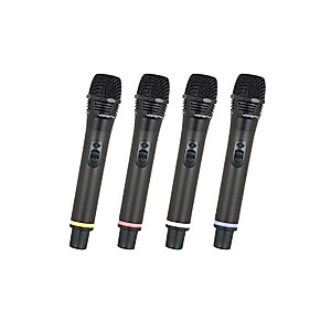 VocoPro UHF580510 Professional Rechargeable 4-Channel UHF Wireless Microphone System