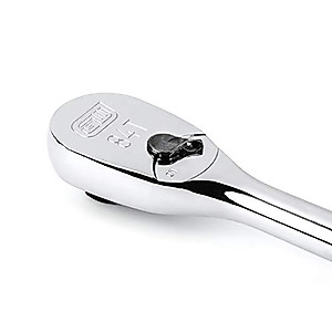 GEARWRENCH 2 Piece 1/4" & 3/8" Drive 84 Tooth Full Polish Teardrop Ratchet Set - 81268A-07