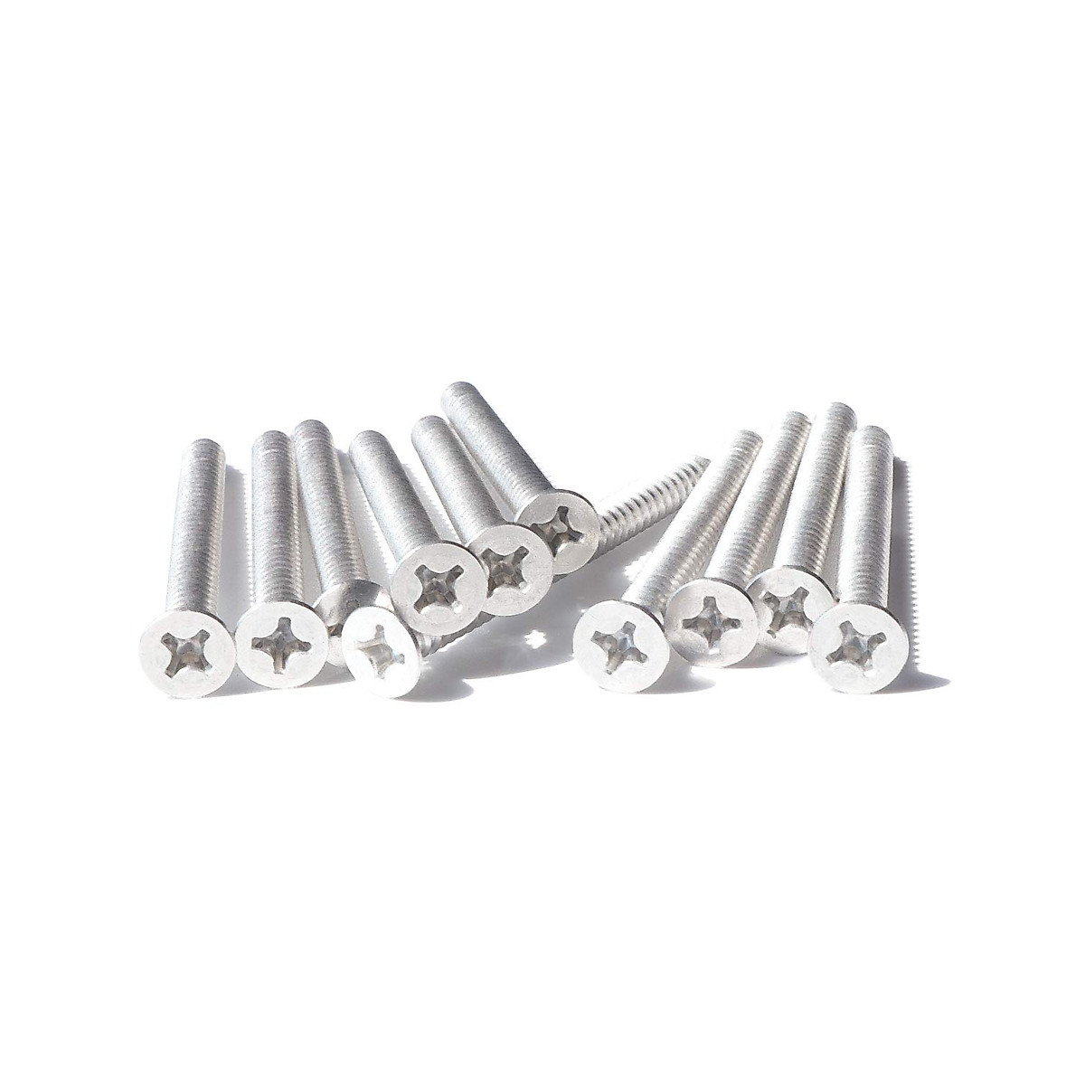 IMSCREWS Cabinet Screws #12 x 2-1/2" Flat Head Phillips Wood Screws 50pcs, Self Tapping 18/8 Stainless Steel Sheet Metal Screws for Indoor and Outdoor Wooden Working