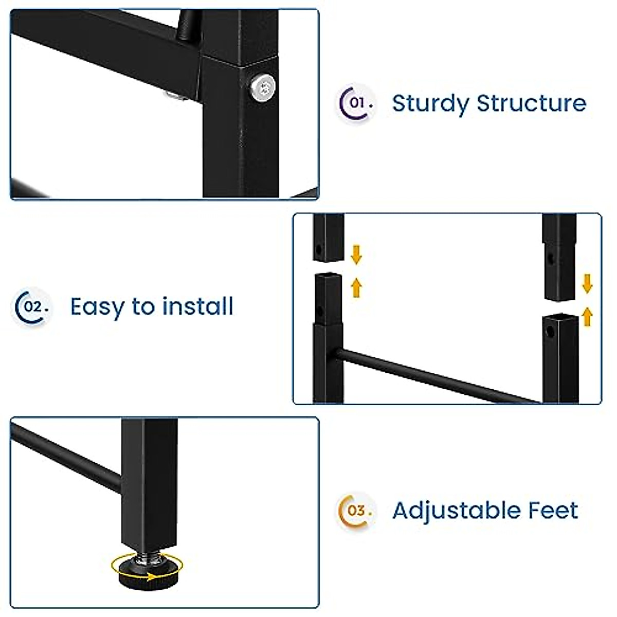 5 Gallon Water Bottle Holder, 4 Tier Water Jug Rack, Water Cooler Jug Rack for 5 Gal Water Bottle, Water Jug Dispenser Stand,Heavy Duty 5 Gallon Water Jug Stand for 8 Bottles with Lifter(4 Tier,Black)