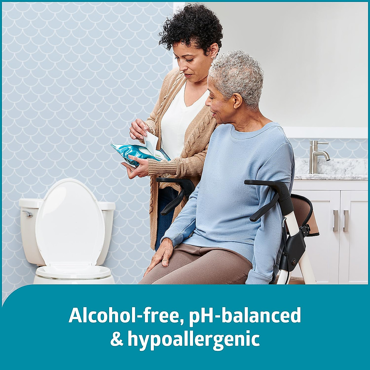 Medline, MSC263810, ReadyFlush Biodegradable Flushable Wipes, 8 x 12, 24 Wet Wipes, Pack Of 3, Sold As 1 Pack