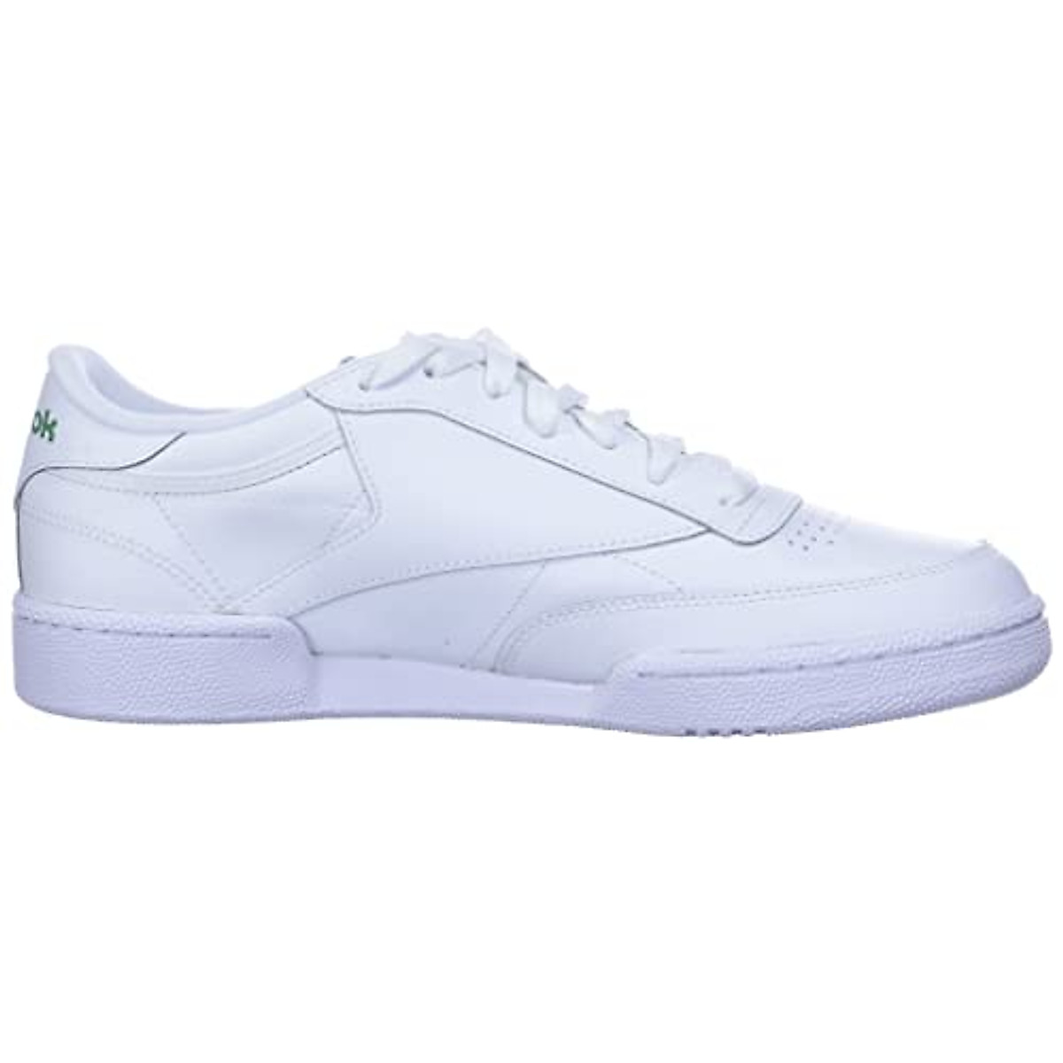 Reebok Men's Club C 85 Fashion Sneaker, white/green, 11 M US