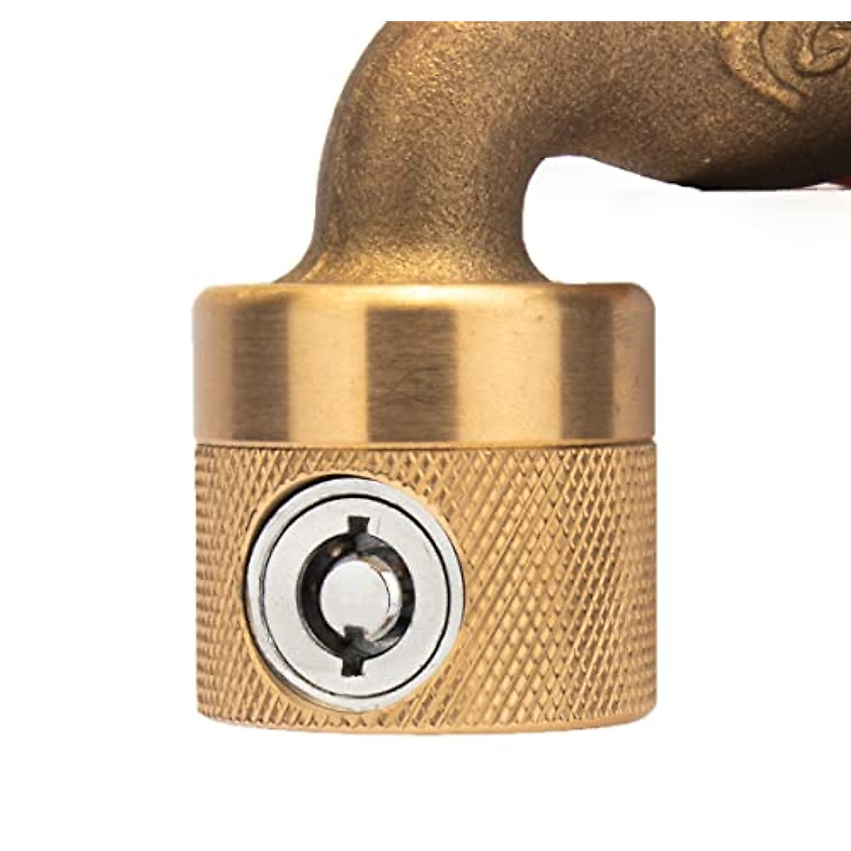 Flow Security Systems | The FaucetLock | Heavy Duty Brass Construction | Prevents Water Theft & Secures Outdoor Bibbs | Promotes Water Conservation | Keyed Randomly | FSS 50 | 1 Pack