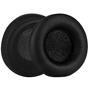 Geekria QuickFit Replacement Ear Pads for Monster DNA On-Ear Headphones Ear Cushions, Headset Earpads, Ear Cups Cover Repair Parts (Black)