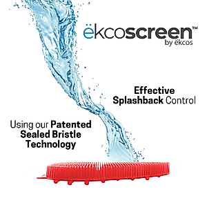 Diversey Ekcos Innovations EKS-10R-12 ekcoscreen 60 Day Premium Anti-Splash Urinal Screen, for Cleaner Restrooms with Melon Scent, Red (Pack of 12)