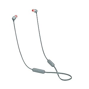 JBL TUNE 115BT - Wireless In-Ear Headphone with Remote - Gray (JBLT115BTGRYAM)