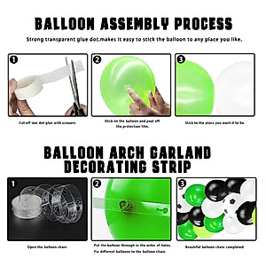 Soccer Birthday Party Decorations, 178 Pcs Soccer Ball Theme Party Supplies for Boys Baby - Banner, Cake, and Cupcake Toppers, Balloons. Hanging Swirl, Backdrop, Soccer Stickers