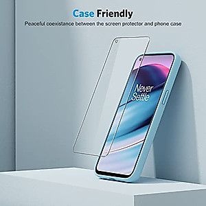 OMOTON [3 pack] Screen Protector Compatible for OnePlus Nord N20 5G, Tempered Glasses Screen Protector - Easy Installation/Case Friendly/Sensitive Touch【Not for Nord N200】