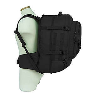 Mercury Tactical Gear Code Alpha 3 Day Stretch Tactical Backpack, Basic, Black, One Size