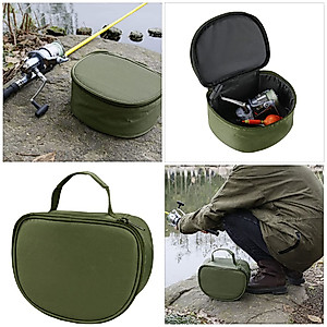 BESPORTBLE Reel Storage Pouch Fishing Bag Organizer Outdoor Pearl Cotton Fishing Reel Storage