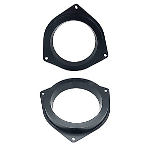 Custom Install Parts 6.5" Plastic Black Speaker Adapter Compatible with Toyota - Select Models -