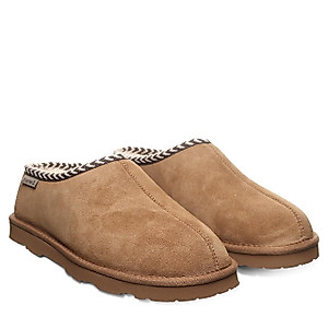 BEARPAW Men's Beau Hickory Size 10 | Men's Slipper | Men's Shoe | Comfortable & Lightweight