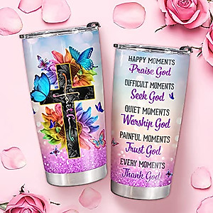 KYRAKO Christmas Gifts for Women - Christian Gifts For Women - Birthday Gifts For Women - Inspirational Gifts For Women, Religious Gifts For Women - Spiritual Gifts For Women Gifts Tumbler 20 Oz