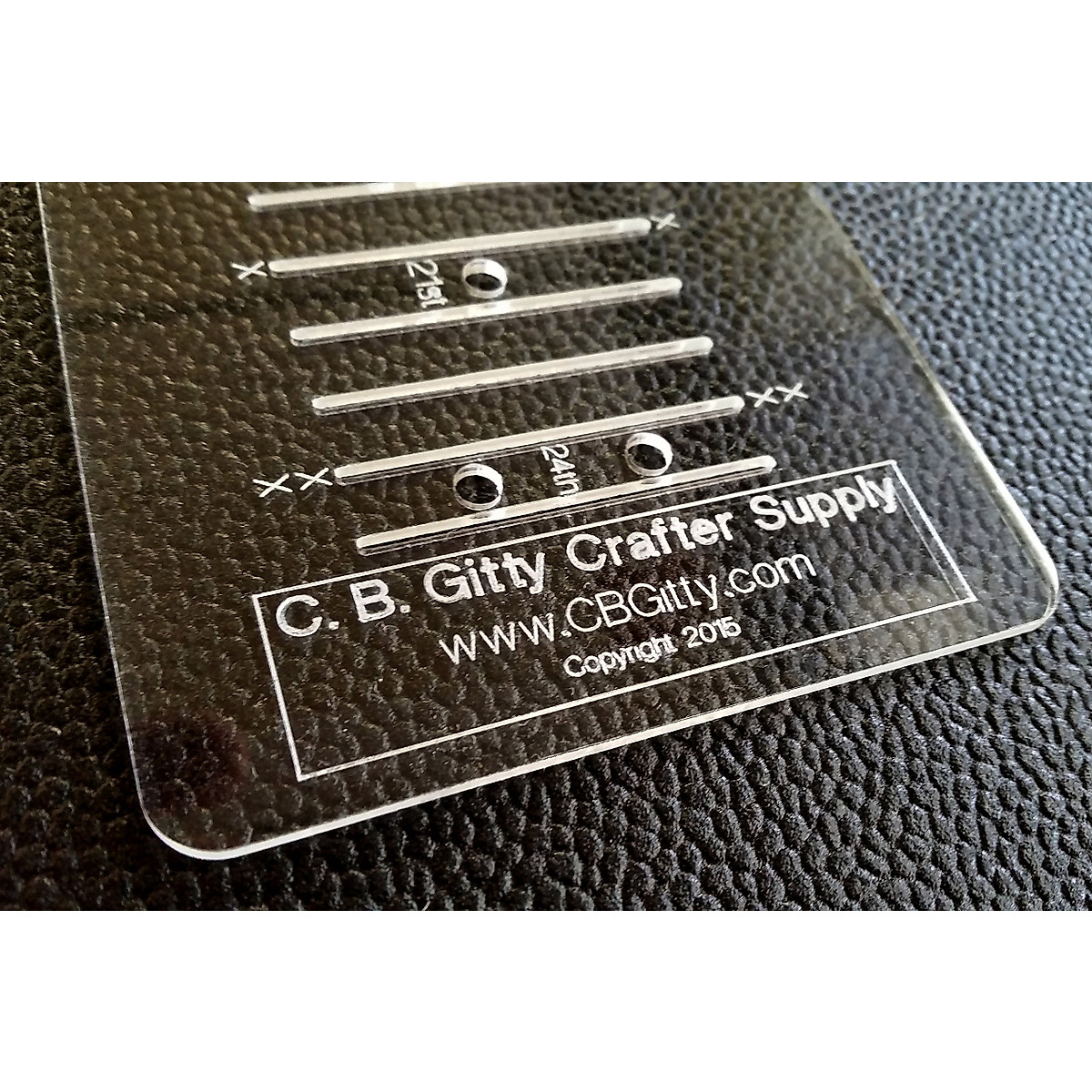 25-inch GEN2 Fretting Scale Marking Template for Guitars - Popular Scale used on National(TM) and Paul Reed Smith(TM) Guitars