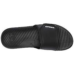 Quiksilver mens Bright Coast Adjust Sandal, Black/White/Black, 10 US