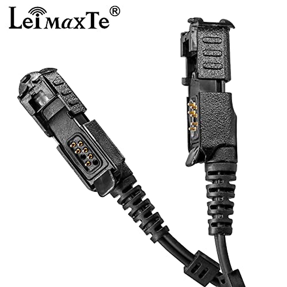 LEIMAXTE XPR3300e Earpiece for Motorola Radio XPR3500 XPR3500e XPR3000 XPR3300 with Mic PTT XPR 3300 3500 3300e 3500e Walkie Talkie Headset Security Acoustic Tube Surveillance Headphone