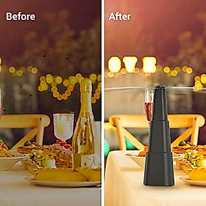 KINGLINK Fly Fans for Table, Portable Tabletop Deterrent Fan for Picnic, Party, Indoor and Outdoor