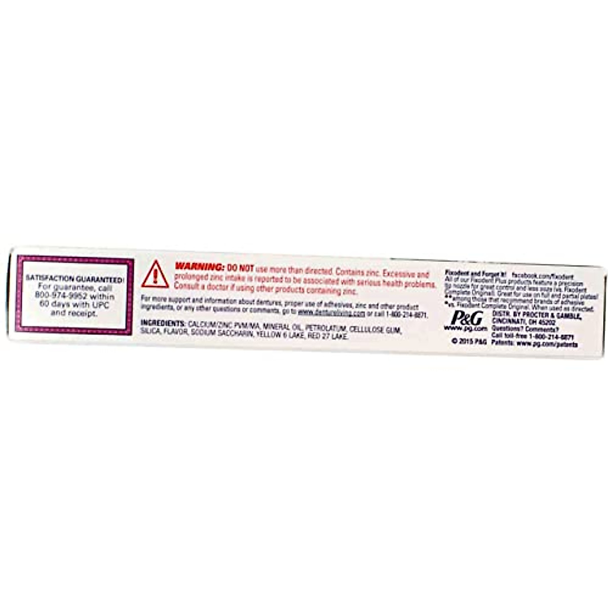 Fixodent Plus Denture Adhesive Cream Scope Flavor - 2 oz, Pack of 3