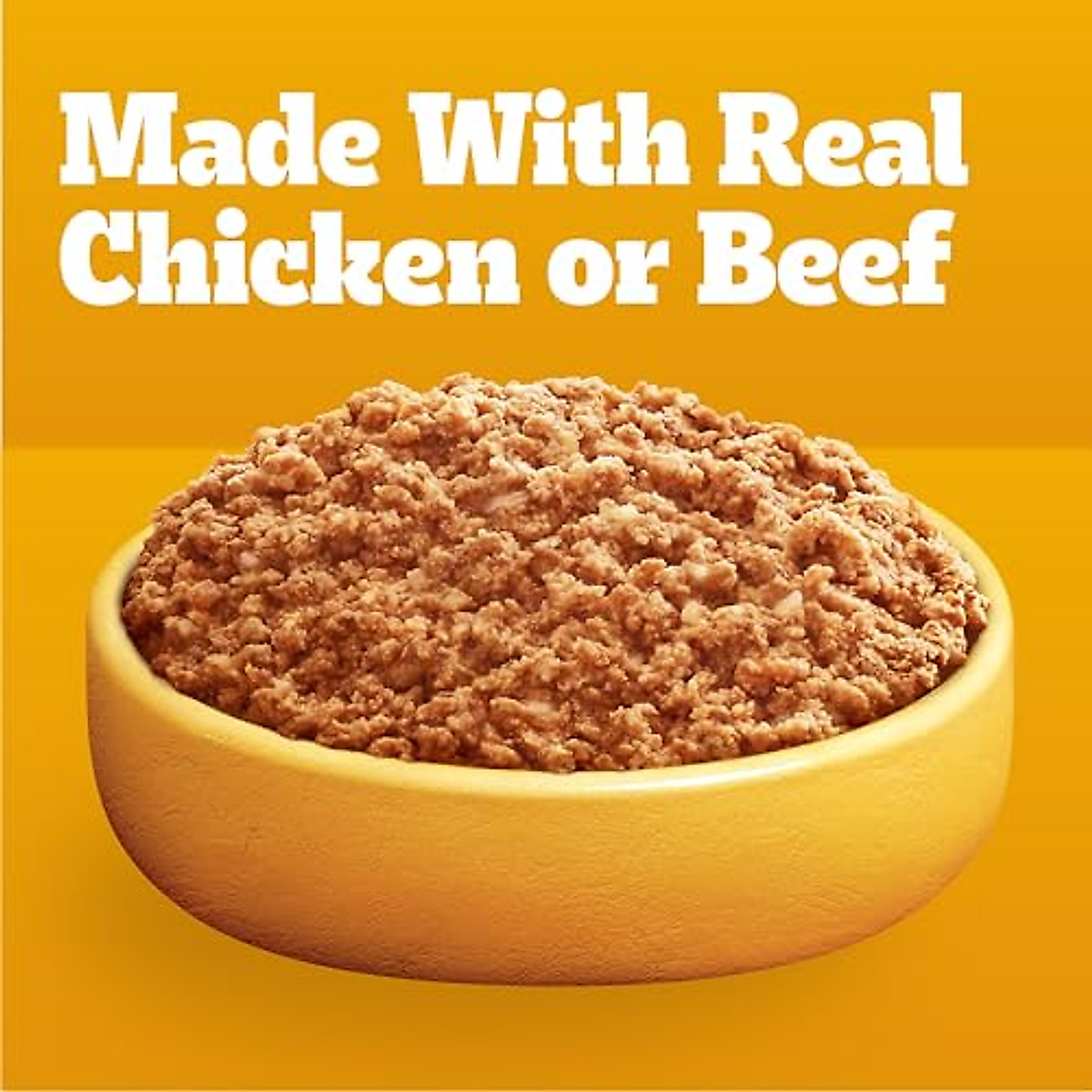 PEDIGREE Adult Canned Wet Dog Food Chopped Ground Dinner Variety Pack (18) 3.5 oz. Pouches