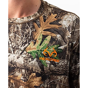 Realtree Max-7/Edge Camo Reversible Long Sleeve Performance Shirts for Hunting | Limited Edition