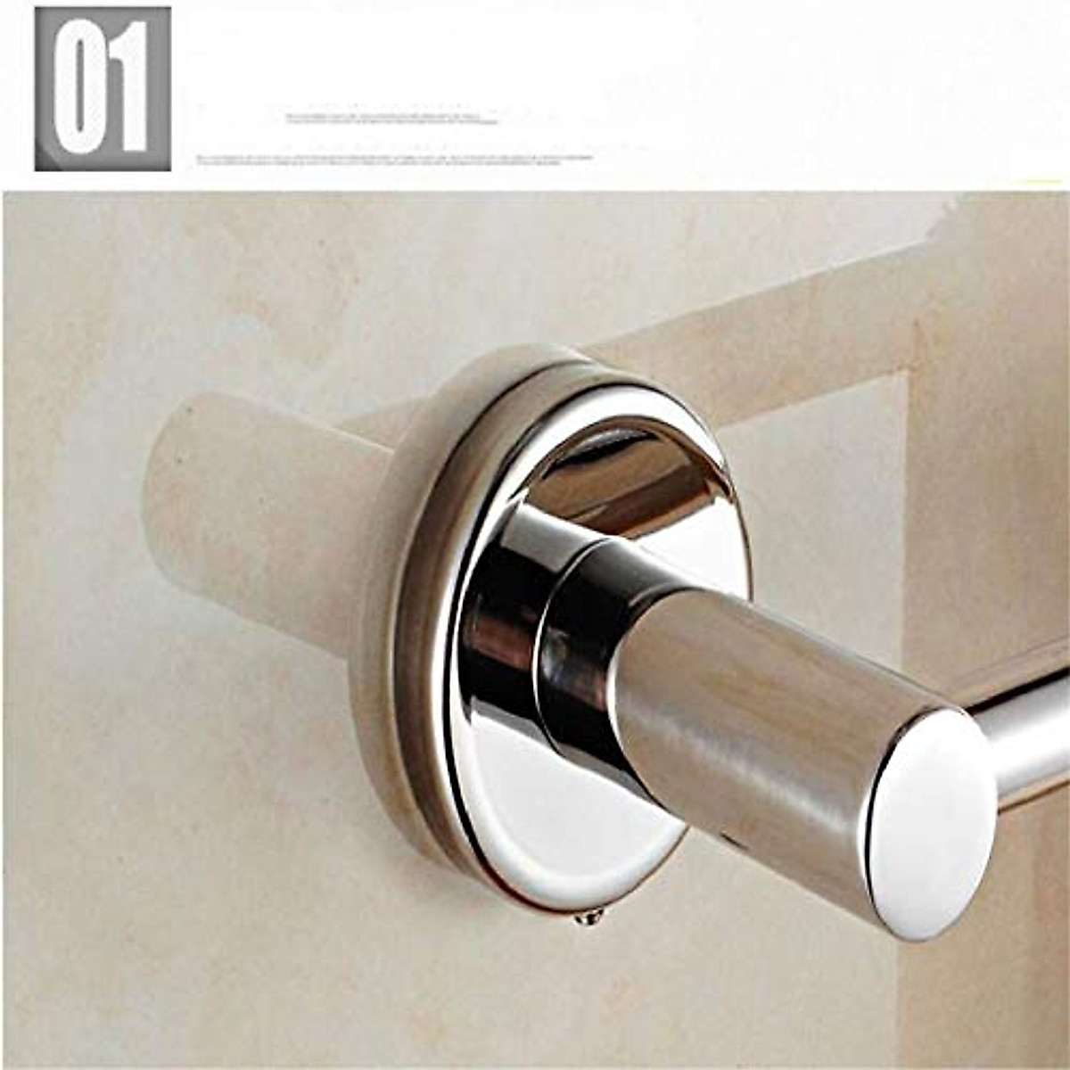 AFLHYJK Towel Rack - Contemporary Towel Bar Bath Hand Towel Holder Brushed Stainless Steel Wall Mounted Bathroom Organizer