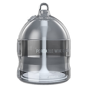 XPACK Unique Wine Glass in Special Case, Unbreakable, Compact Design, Durable to Carry Around, Outdoor, Travel, Camping, Great Gift