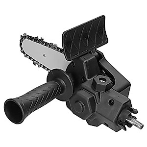 Weytoll 4 Inch Electric Drill Modified To Electric Chainsaw Drill Attachment, Drill Chainsaw Attachment Practical Modification Tool Set Woodworking Chainsaw for Drill