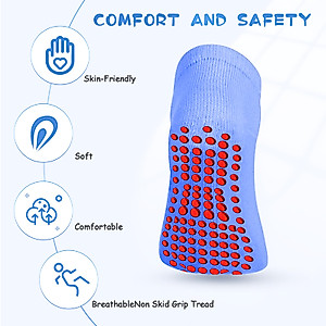 Haysandy 20 Pair Kids Baby Non Slip Socks Anti Skid Slipper Socks Ankle Grip Socks with Grippers for 1-12 Years Children Infants Toddler Boys Girls (Small)